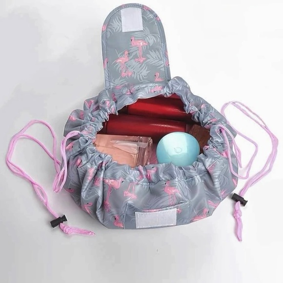 Bags | Make Up Bag Drawstring Make Up Pouch | Poshmark